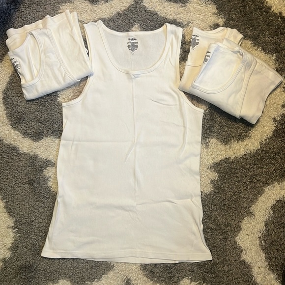 Goodfellow & Co | Shirts | 4 Pack Of Mens Goodfellow And Co White Tanks ...